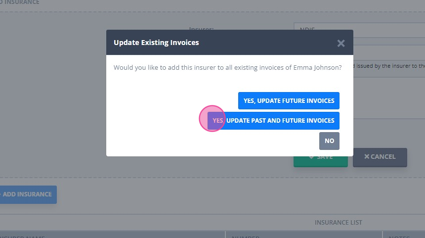 Adding NDIS Participant Information